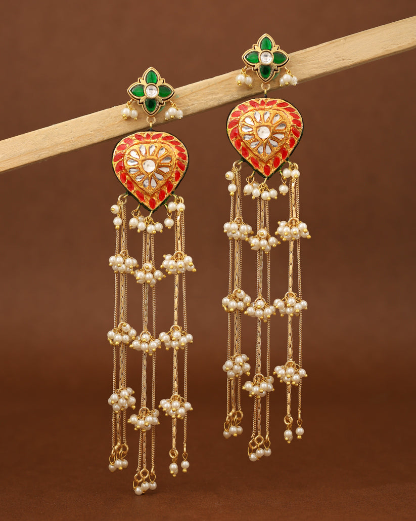 Heritage Fusion Kashmiri Danglers – Krishaz Wholesale